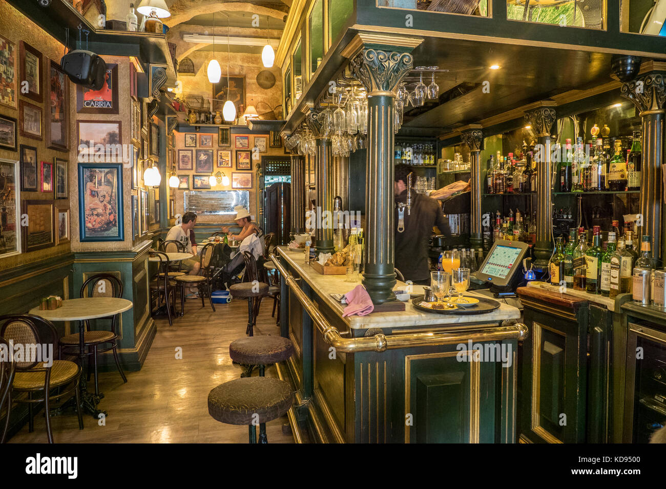 Bar, Victoria, Gozo, Malta Stock Photo - Alamy