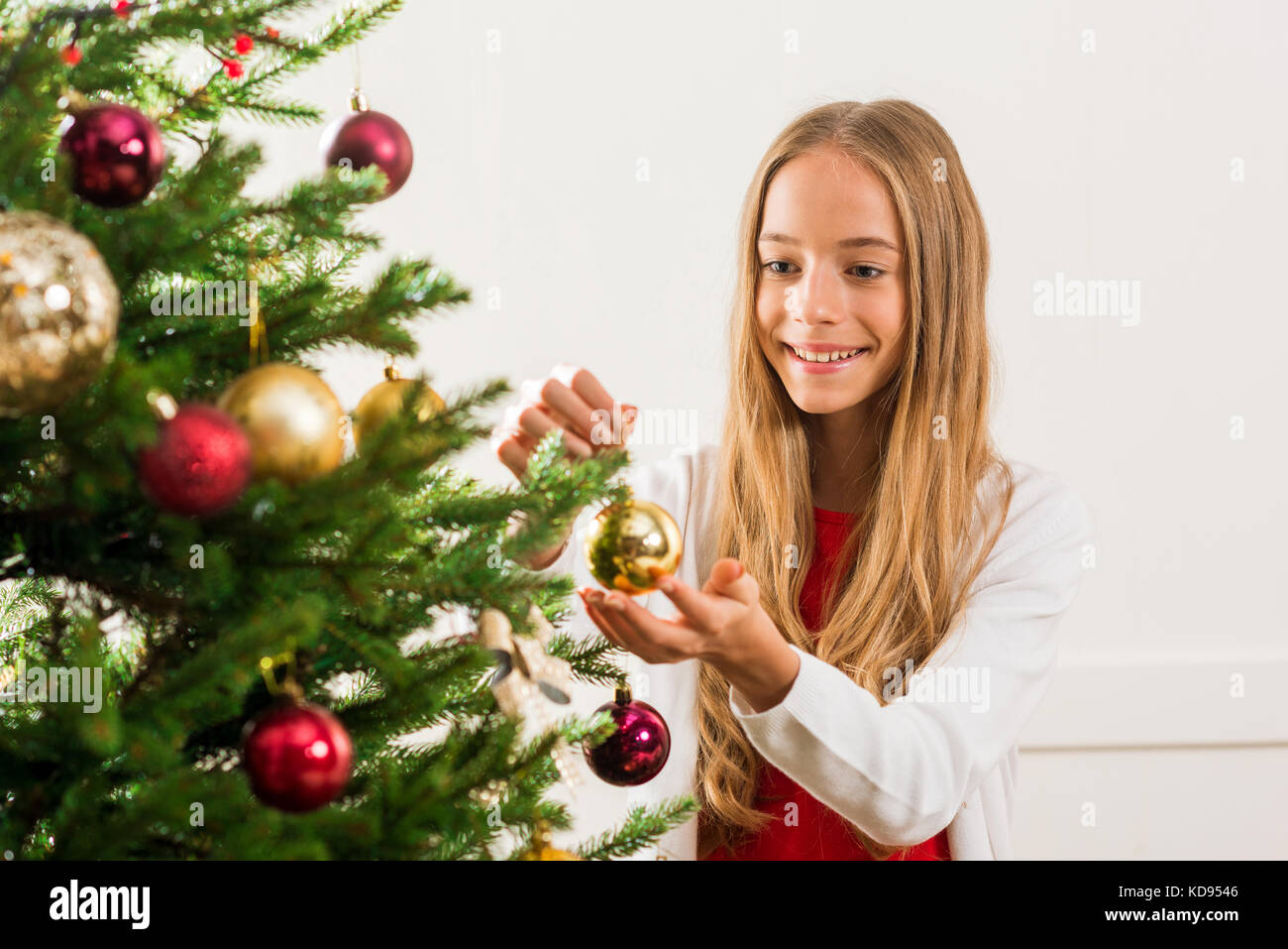 Female christmas tree party hi-res stock photography and images - Alamy