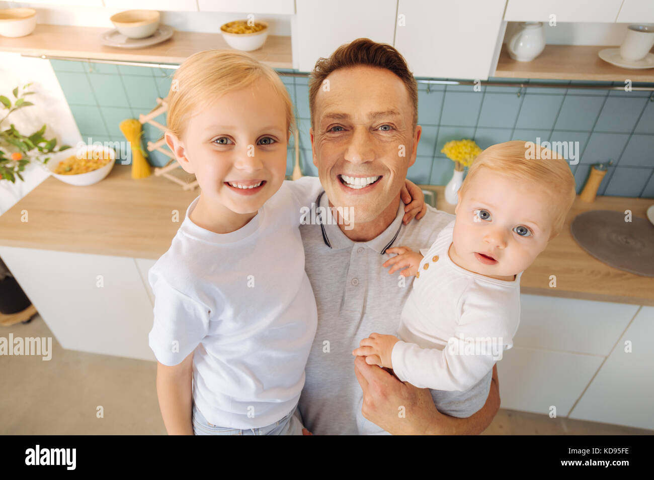 Joyful positive man feeling happy Stock Photo - Alamy Joyful positive man feeling happy Stock Photo - Alamy