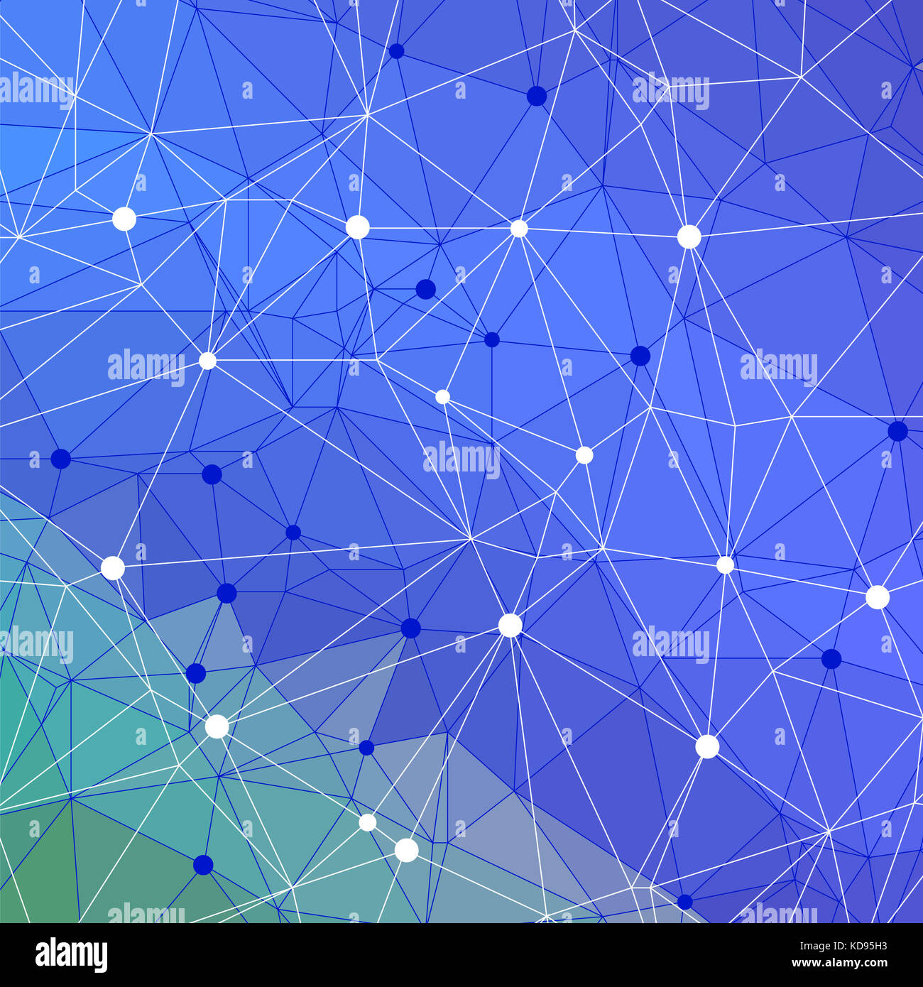 Abstract Blue Triangle Background Stock Photo - Alamy