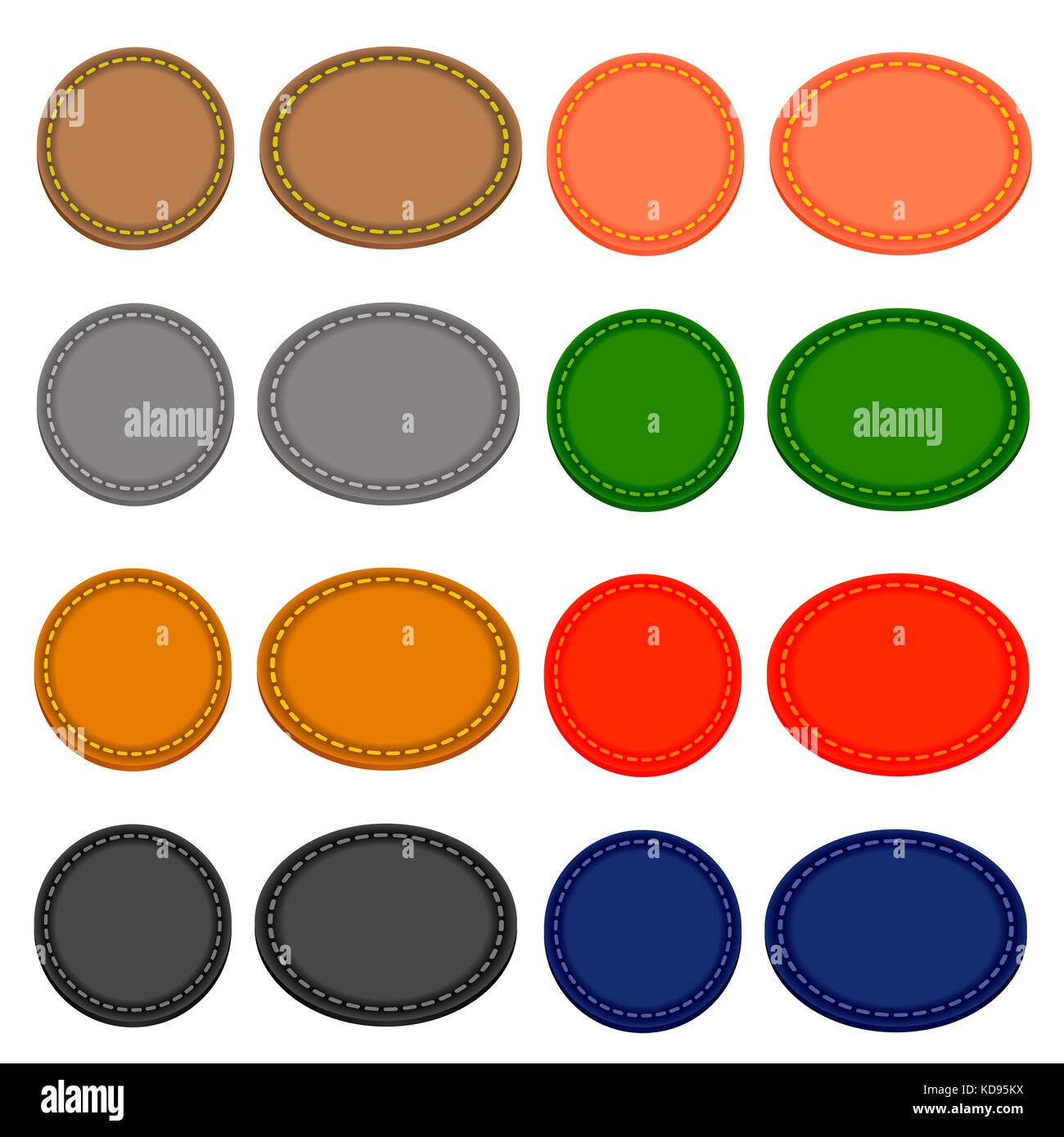 Dotted circle icons Cut Out Stock Images & Pictures - Alamy