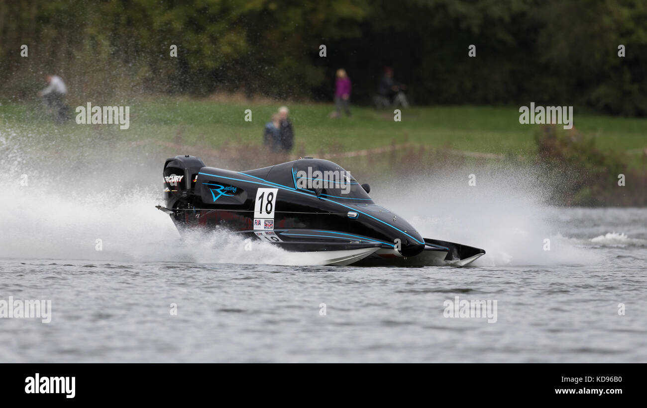 F4 powerboat at Rother Valley Stock Photo - Alamy