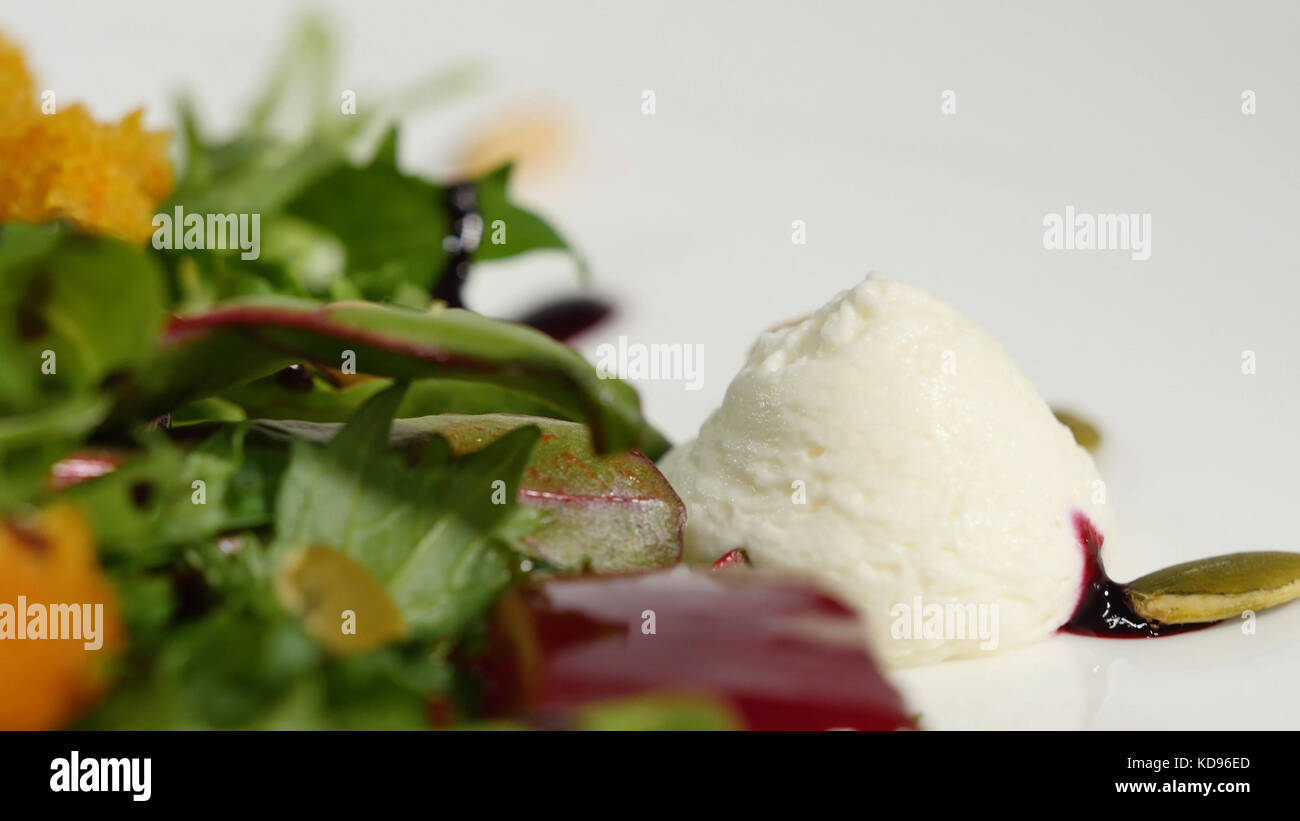 Italian Roast Beet Salad. Salad of roasted beets with goat cheese and ...