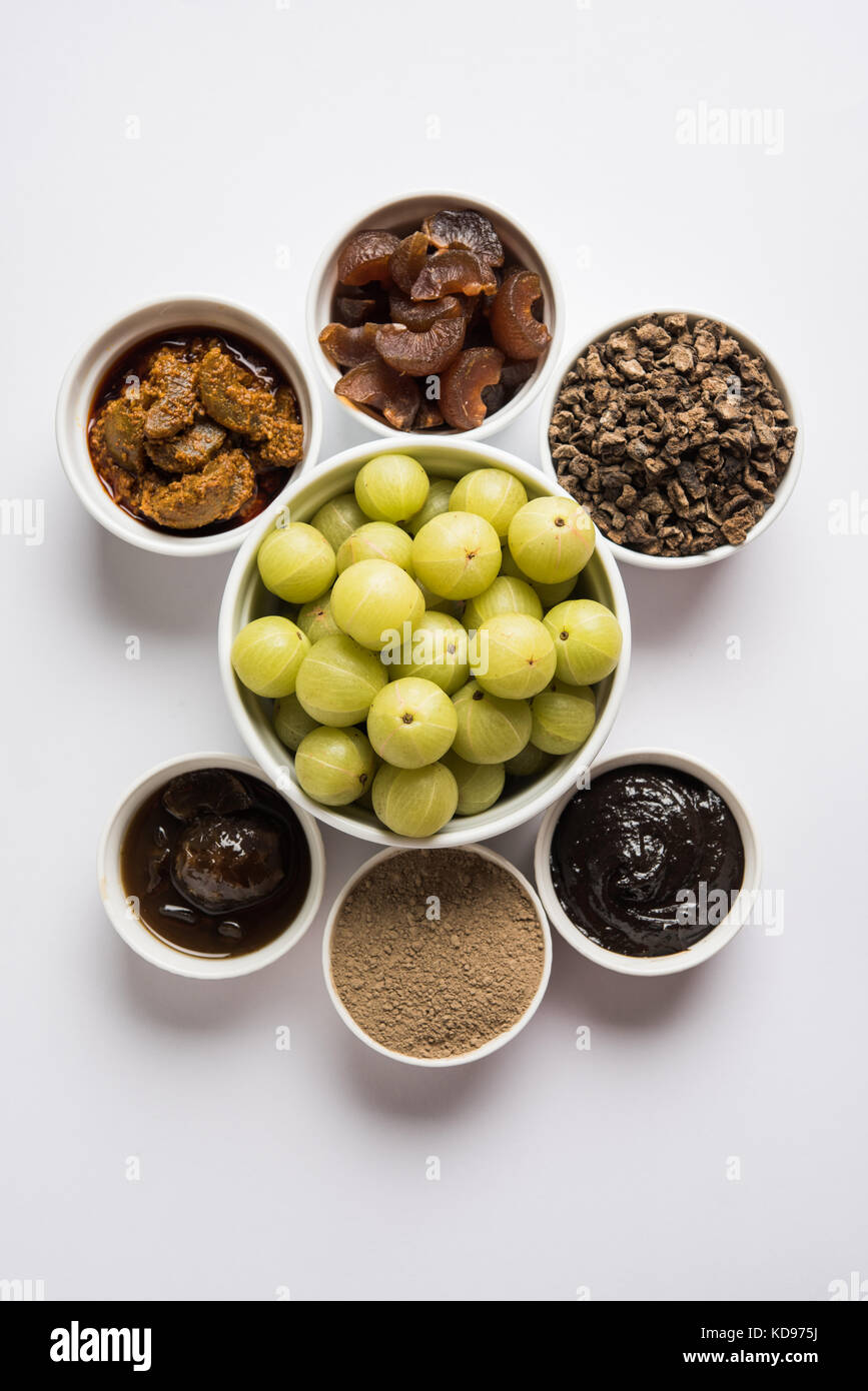 Stock photo of Amla/Avla/Aavla and it's by products like chyawanprash ...