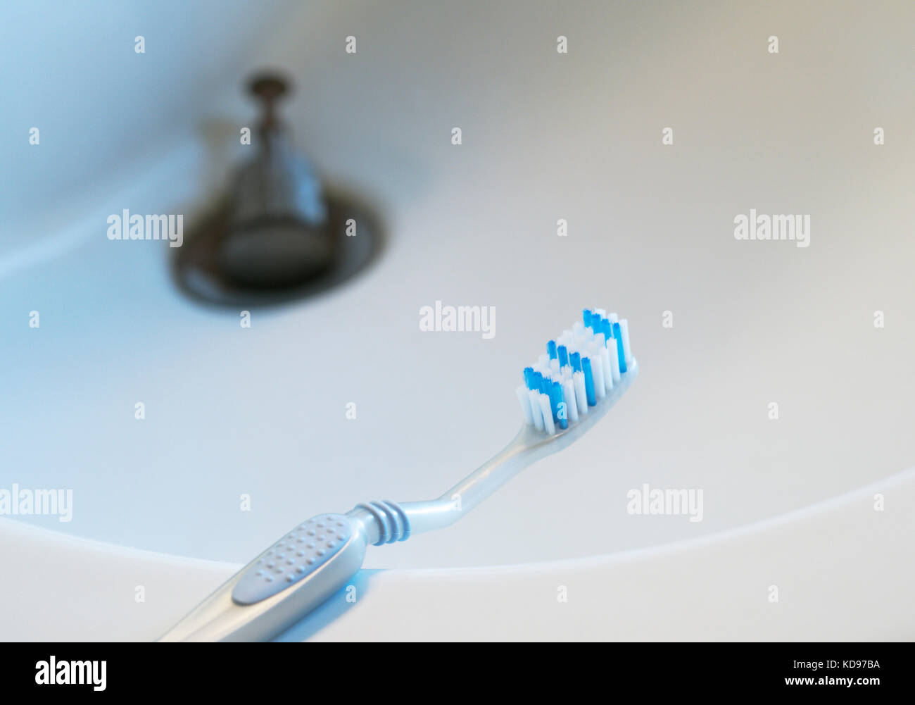 Toothbrush bathroom sink hi-res stock photography and images - Alamy