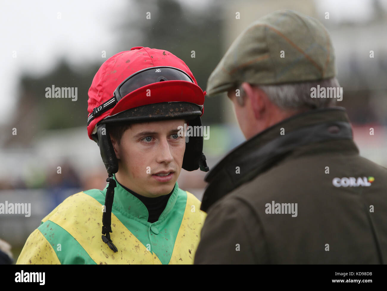 Jockey Bryan Cooper at Ludlow Racecourse Stock Photo - Alamy