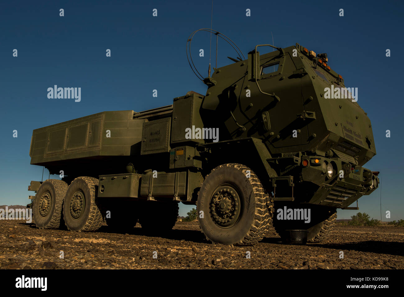 High Mobility Artillery Rocket System Stock Photo - Alamy