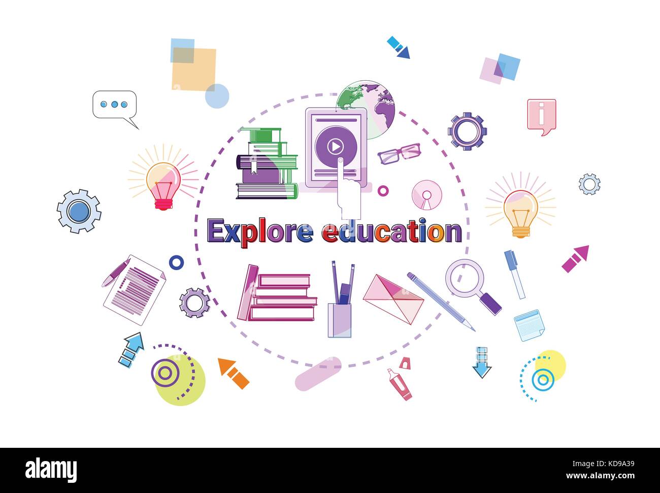 Online educational courses icon Cut Out Stock Images & Pictures - Alamy