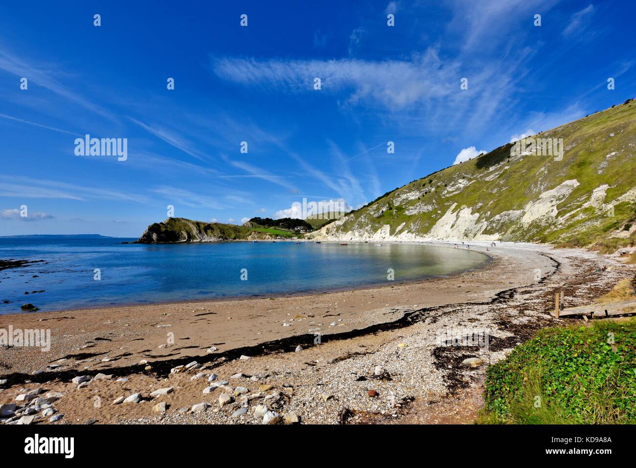 Lulworth cove Dorset England uk Stock Photo - Alamy