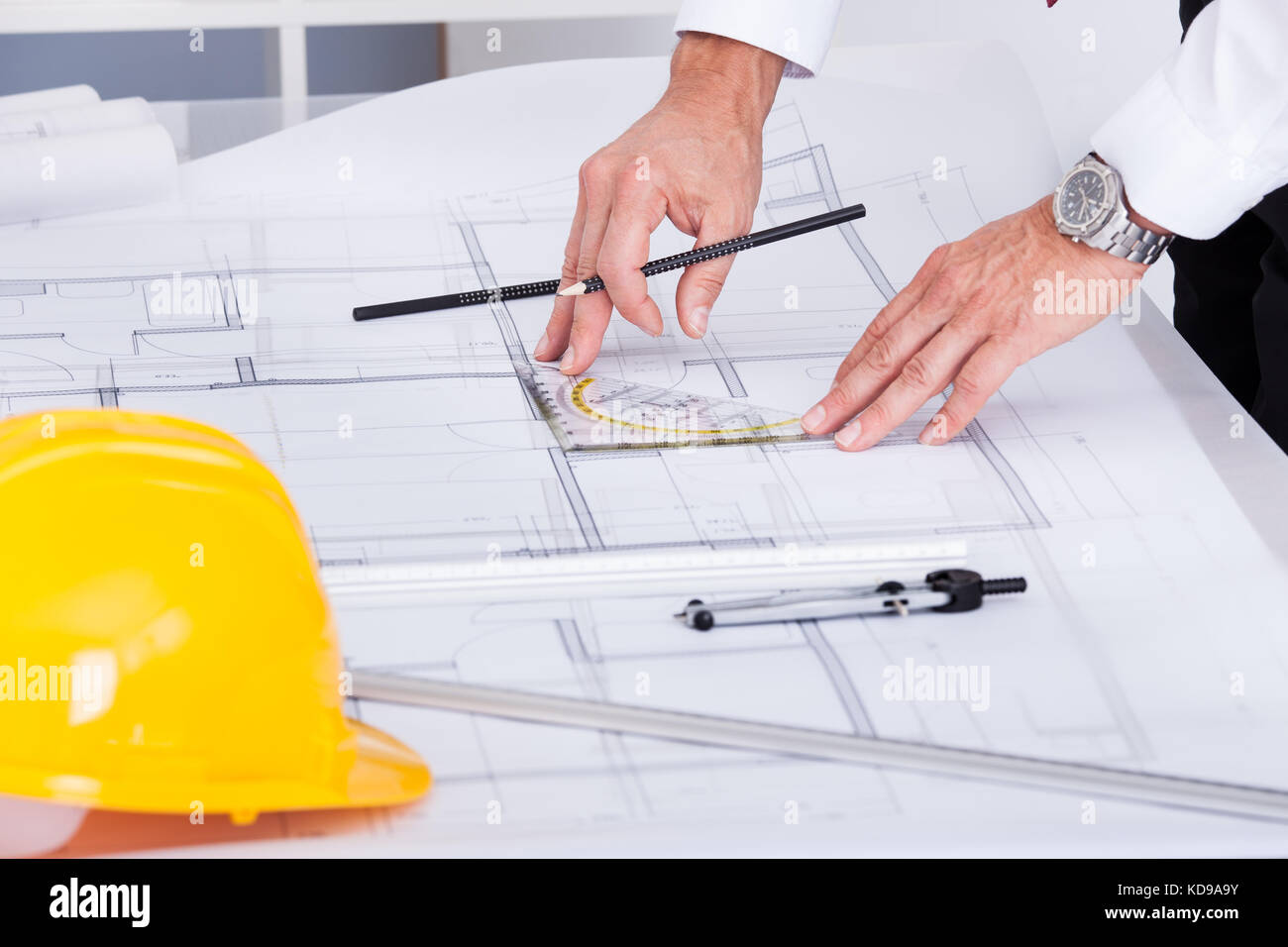 Architect house drawing hi-res stock photography and images - Alamy