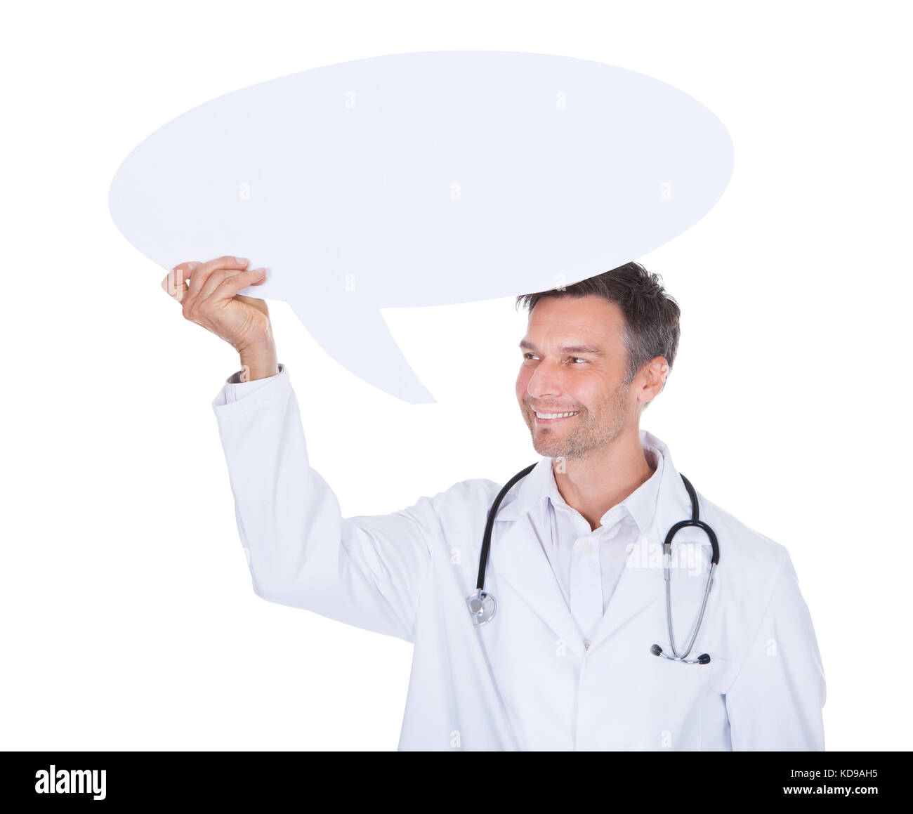 Doctor with thought bubble hi res stock photography and images Alamy