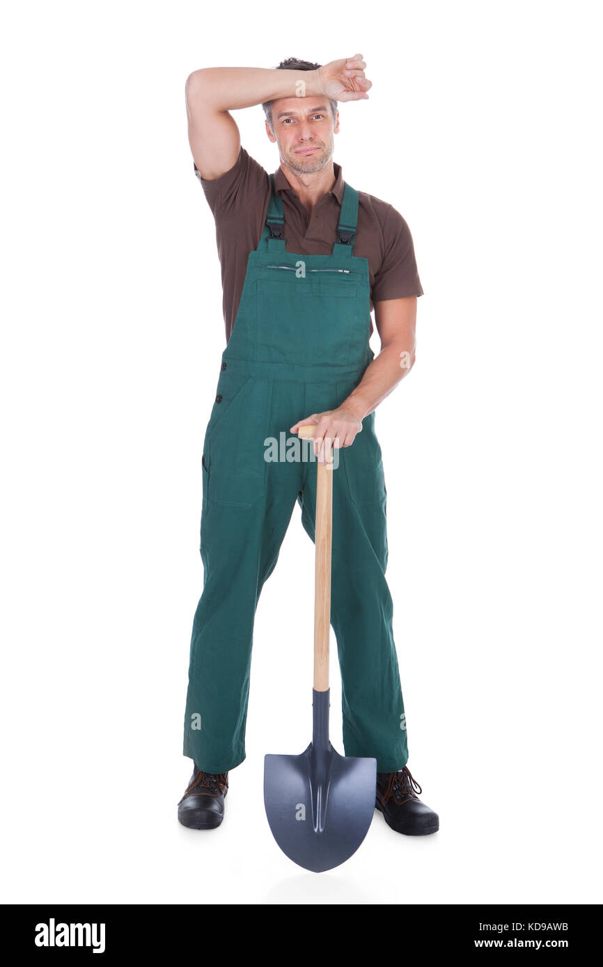 Exhausted gardener hi-res stock photography and images - Alamy