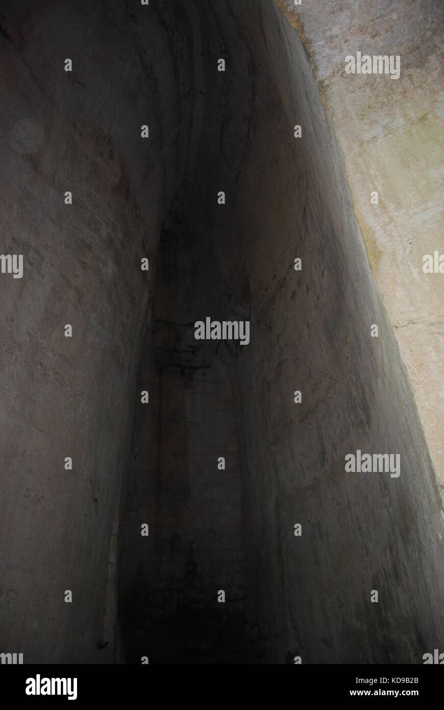 Ancient Greek archaeological sites in Syracuse, Sicily, Italy. Quarry ...