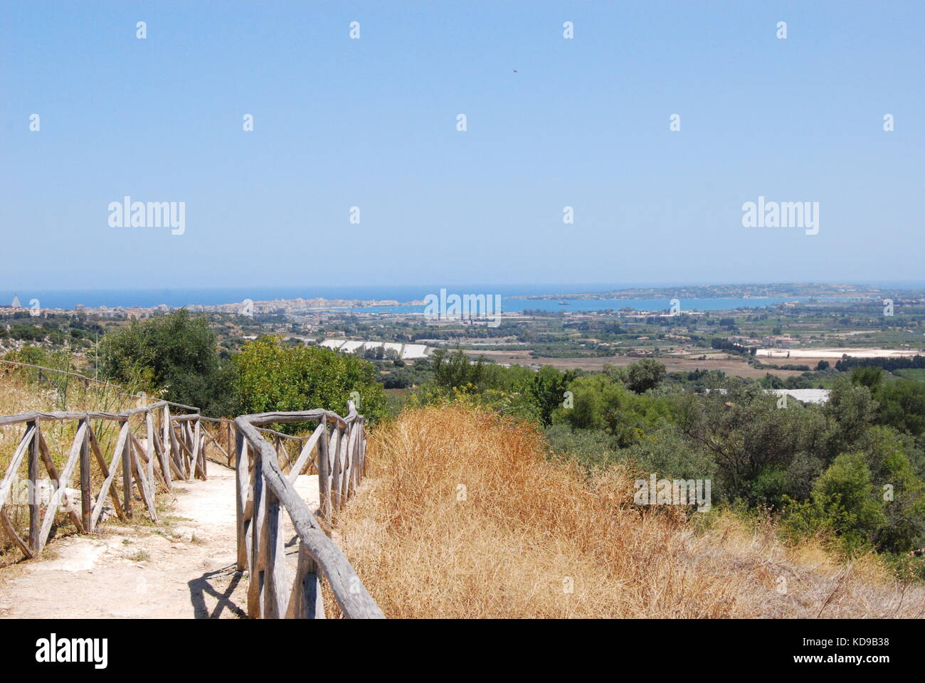 Ancient Greek archaeological sites in Syracuse, Sicily, Italy. Euryalus ...