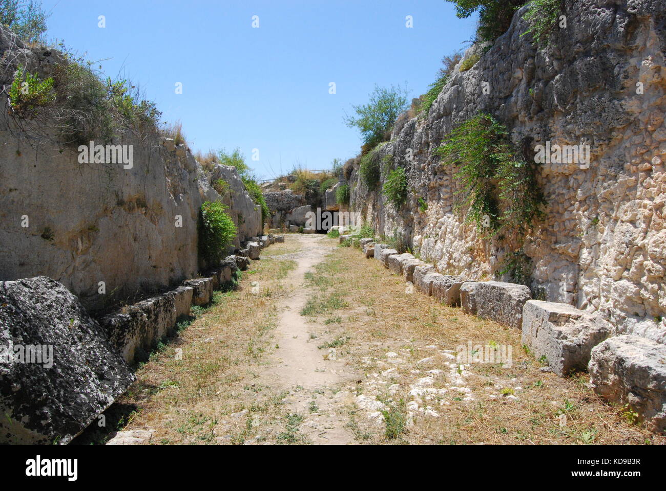 Ancient Greek Archaeological Sites In Syracuse Sicily Italy Euryalus