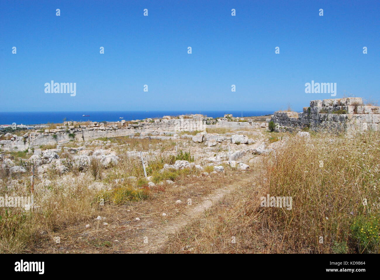 Ancient Greek Archaeological Sites In Syracuse Sicily Italy Euryalus