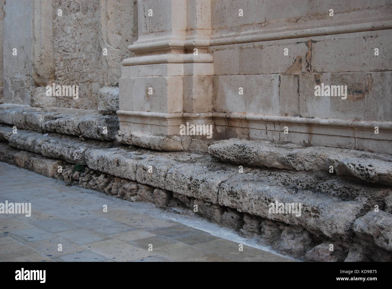 Ancient Greek Archaeological Sites In Syracuse Sicily Italy Summer