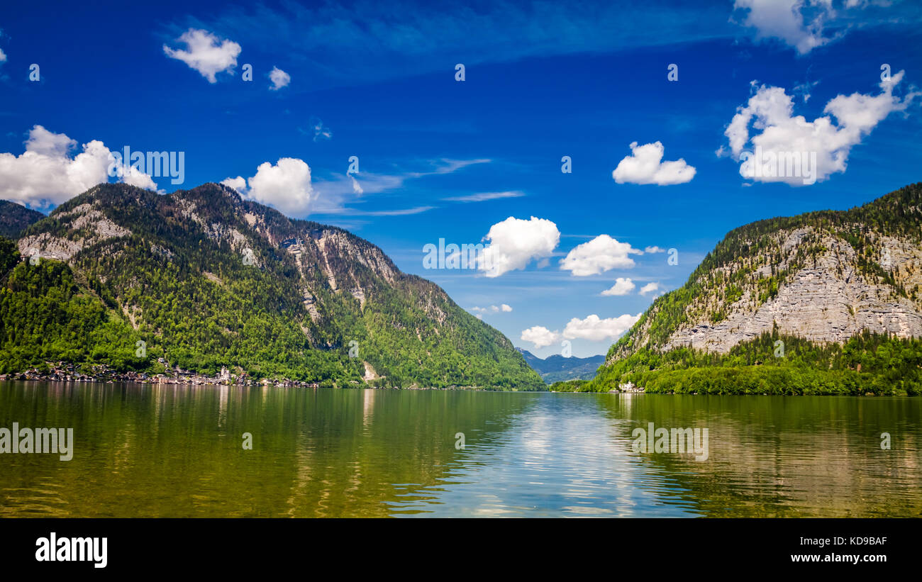 Alps and mountain lake in summer, Austria, Europe Stock Photo - Alamy
