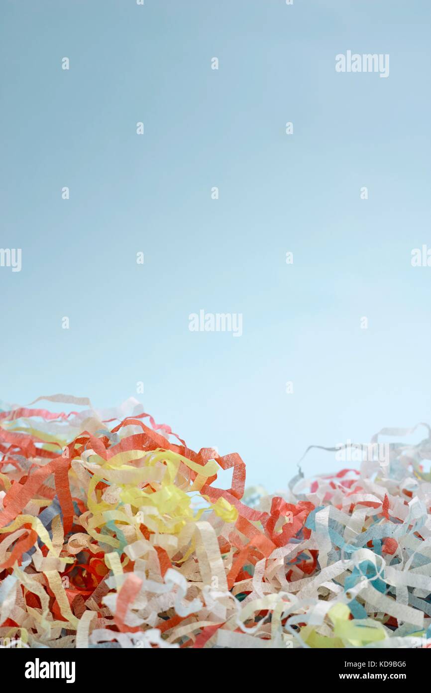 A studio photo of colorful streamers Stock Photo - Alamy