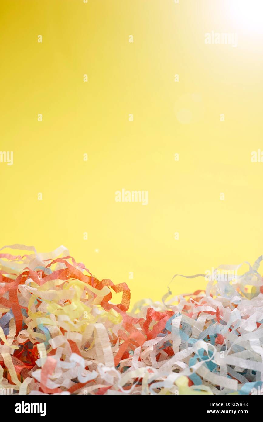 A studio photo of colorful streamers Stock Photo - Alamy