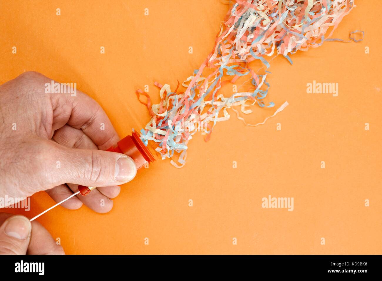 A studio photo of colorful streamers Stock Photo - Alamy