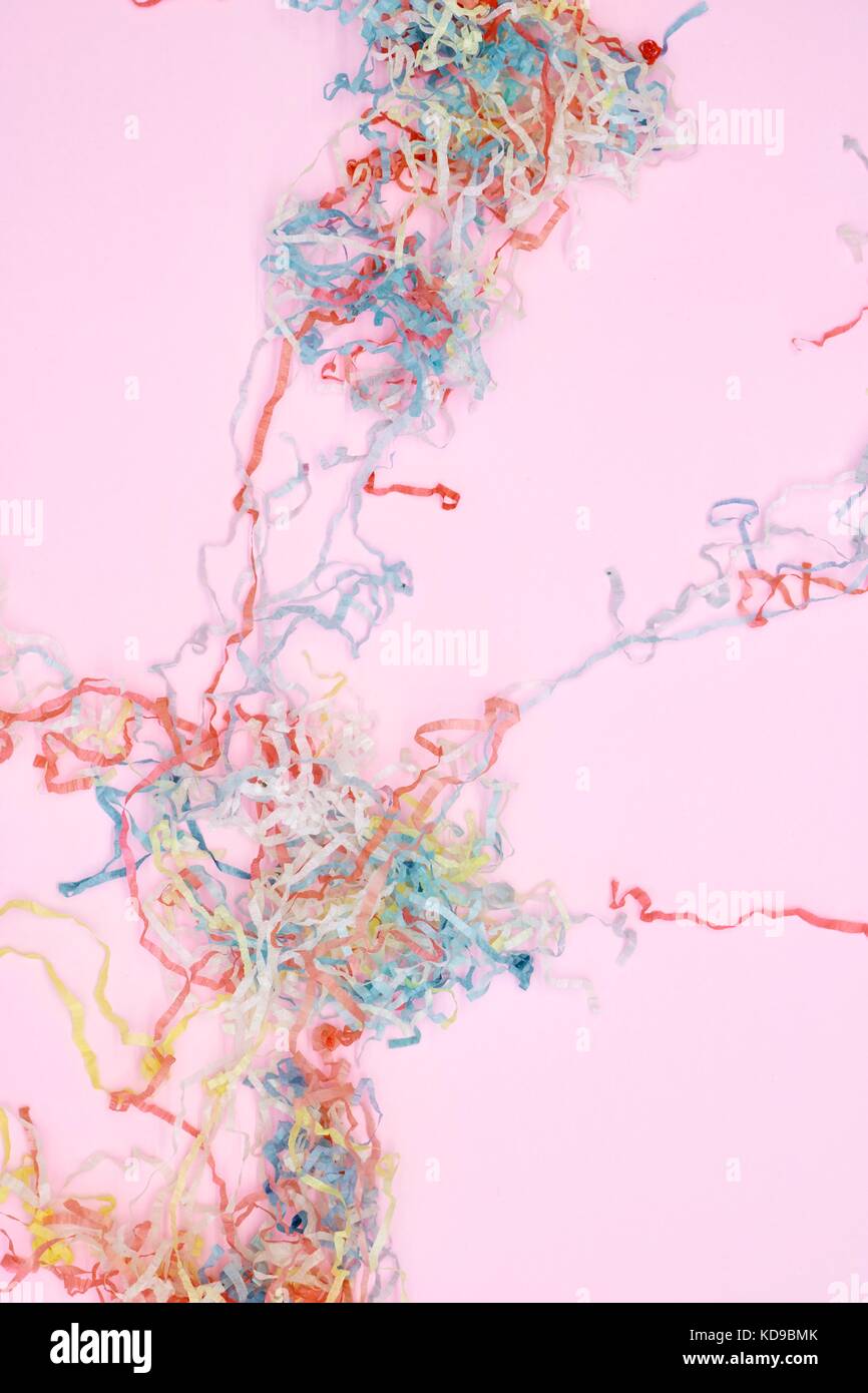 A studio photo of colorful streamers Stock Photo - Alamy