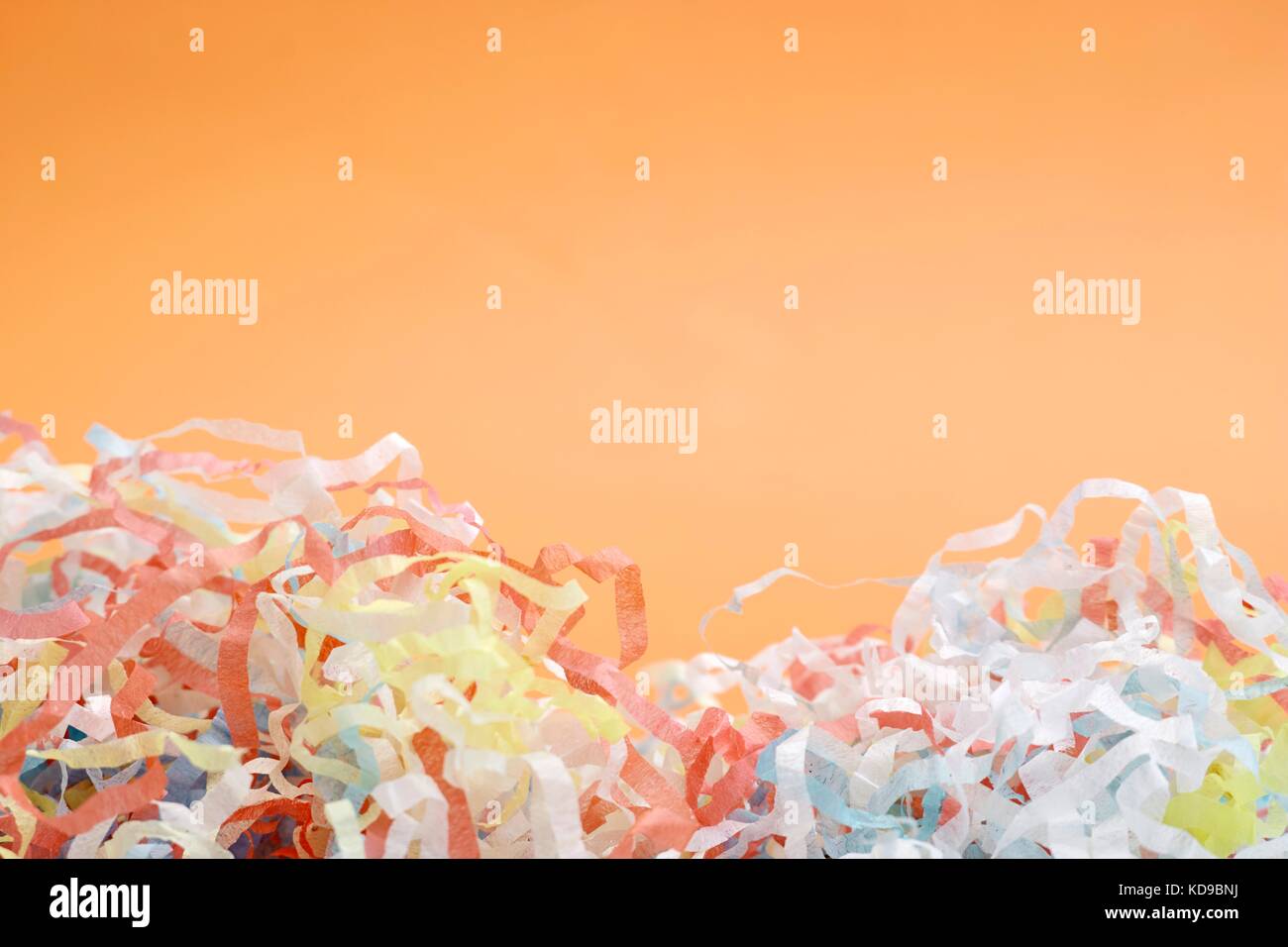 A studio photo of colorful streamers Stock Photo - Alamy