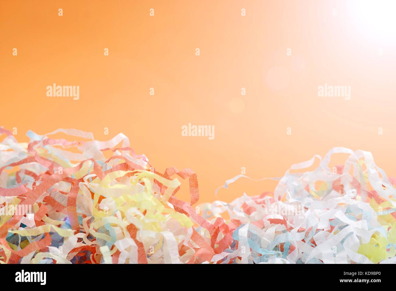 A studio photo of colorful streamers Stock Photo - Alamy