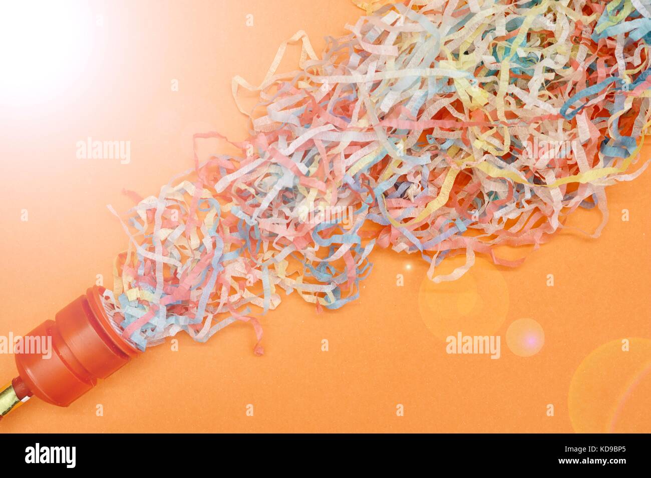A studio photo of colorful streamers Stock Photo - Alamy