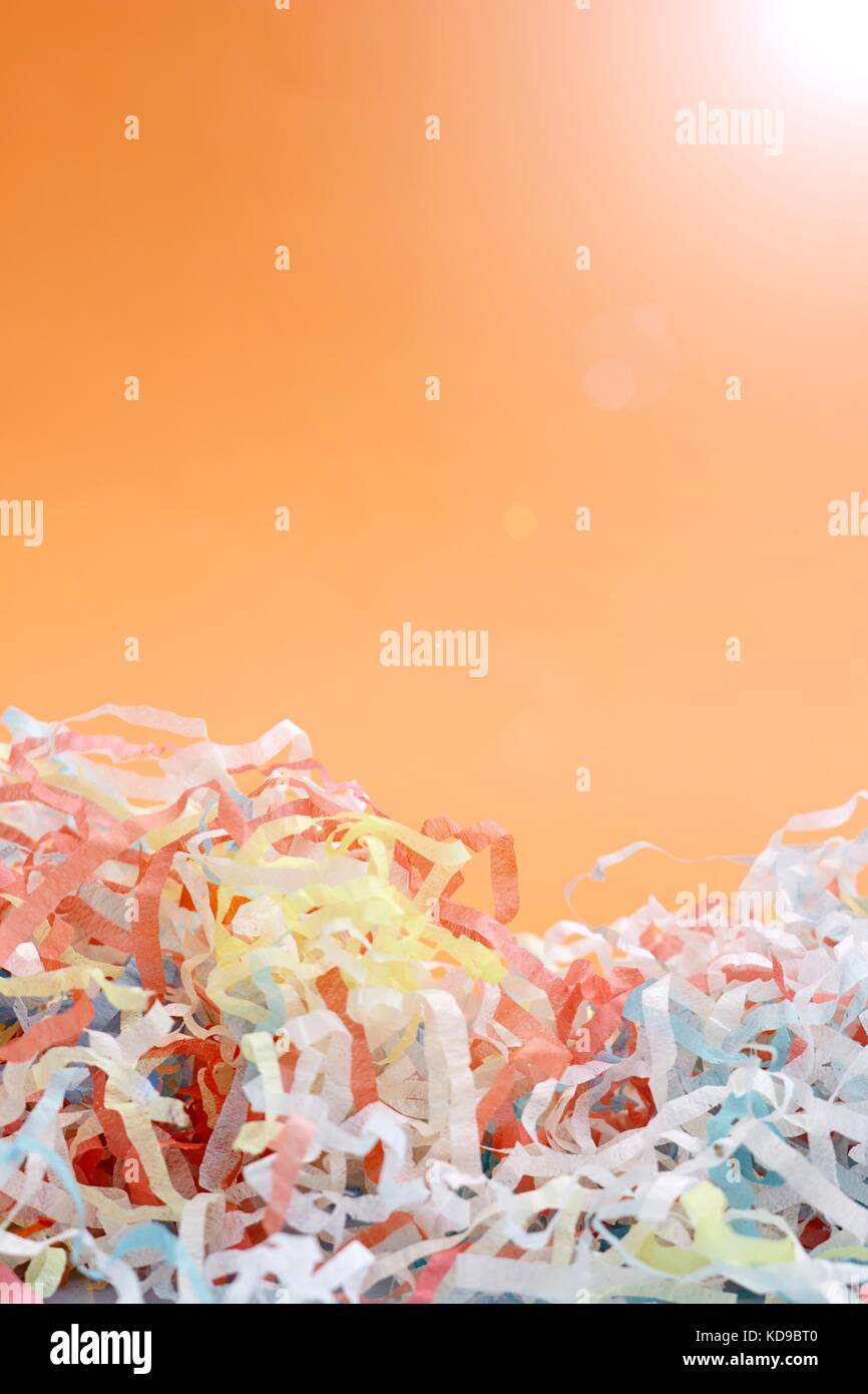 A studio photo of colorful streamers Stock Photo - Alamy