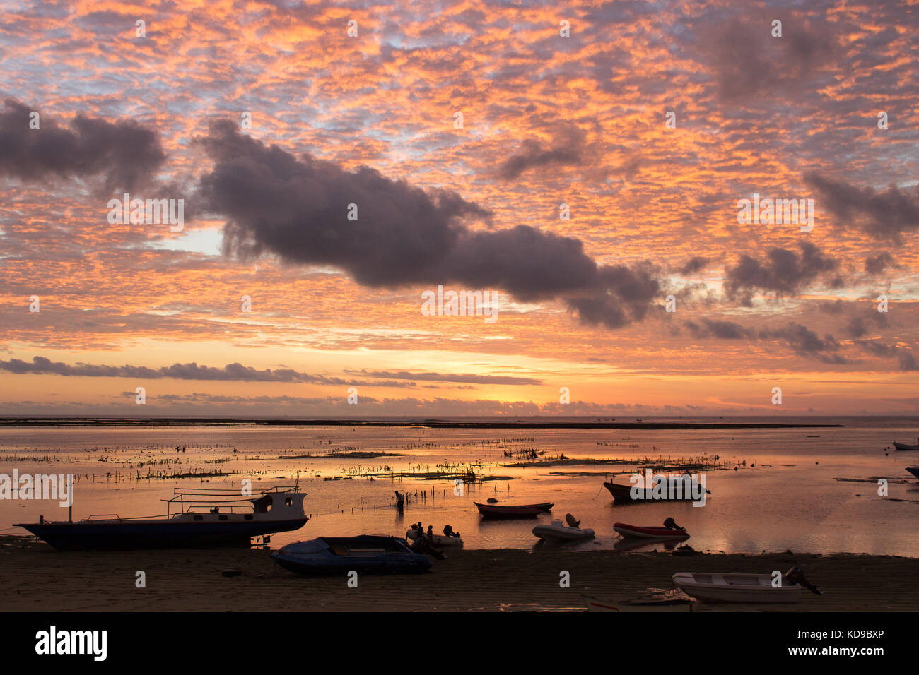Beautiful summer sunset on nembrala beach Indonesia Stock Photo - Alamy