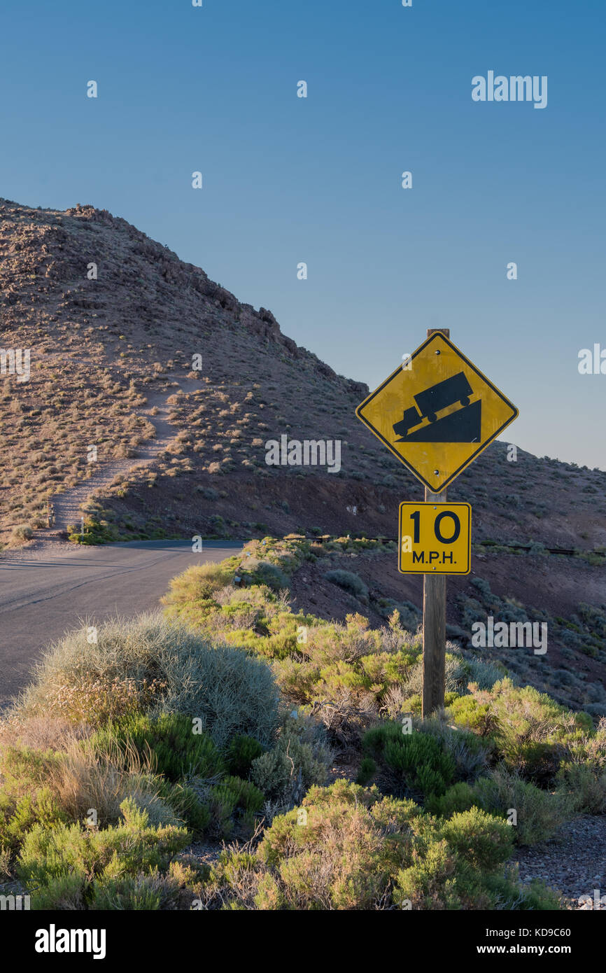 Steep Slope Caution Sign Stock Photos & Steep Slope Caution Sign Stock ... Steep Slope Caution Sign Stock Photos & Steep Slope Caution Sign Stock ...