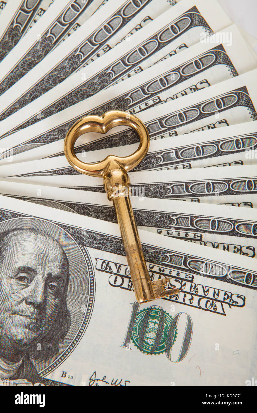 Golden key success illustration hi-res stock photography and images - Alamy