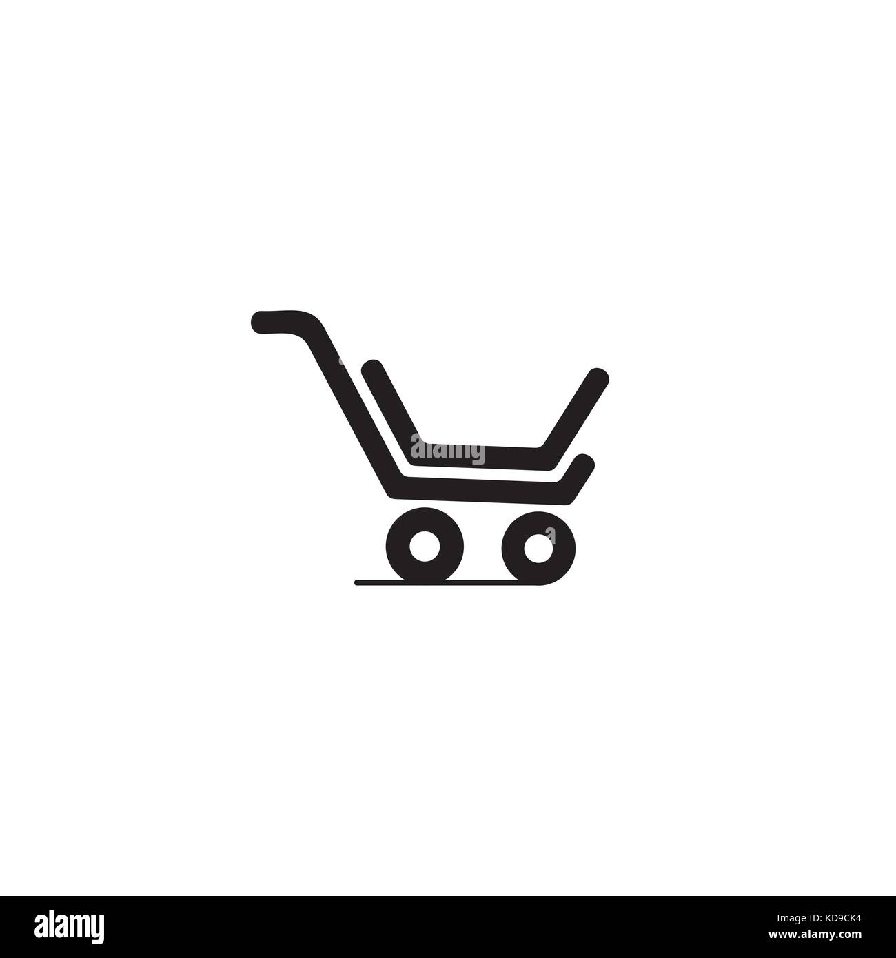 shopping trolley logo vector Stock Vector Image & Art - Alamy