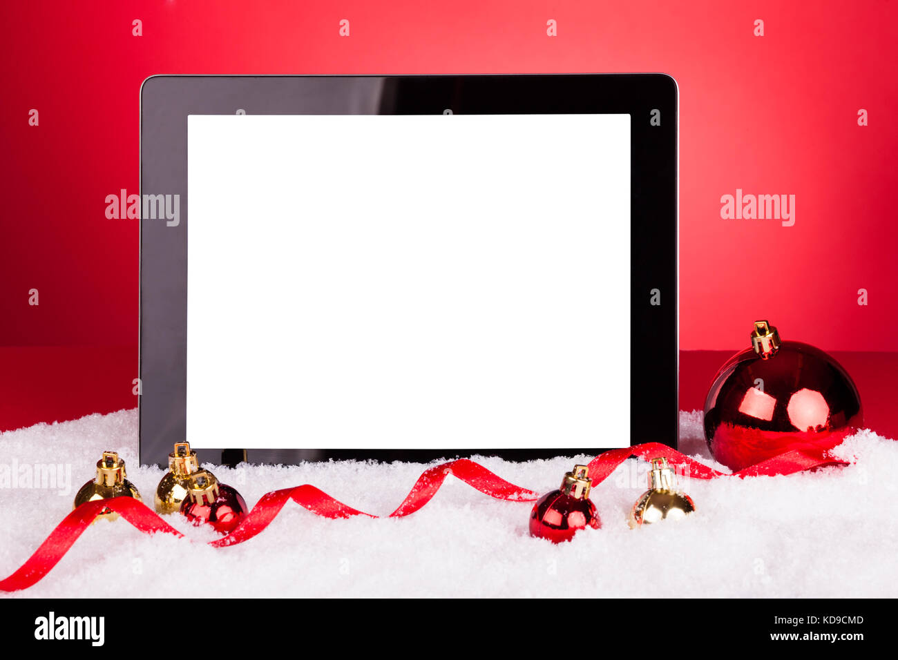 Laptop red blank ribbon hi-res stock photography and images - Alamy