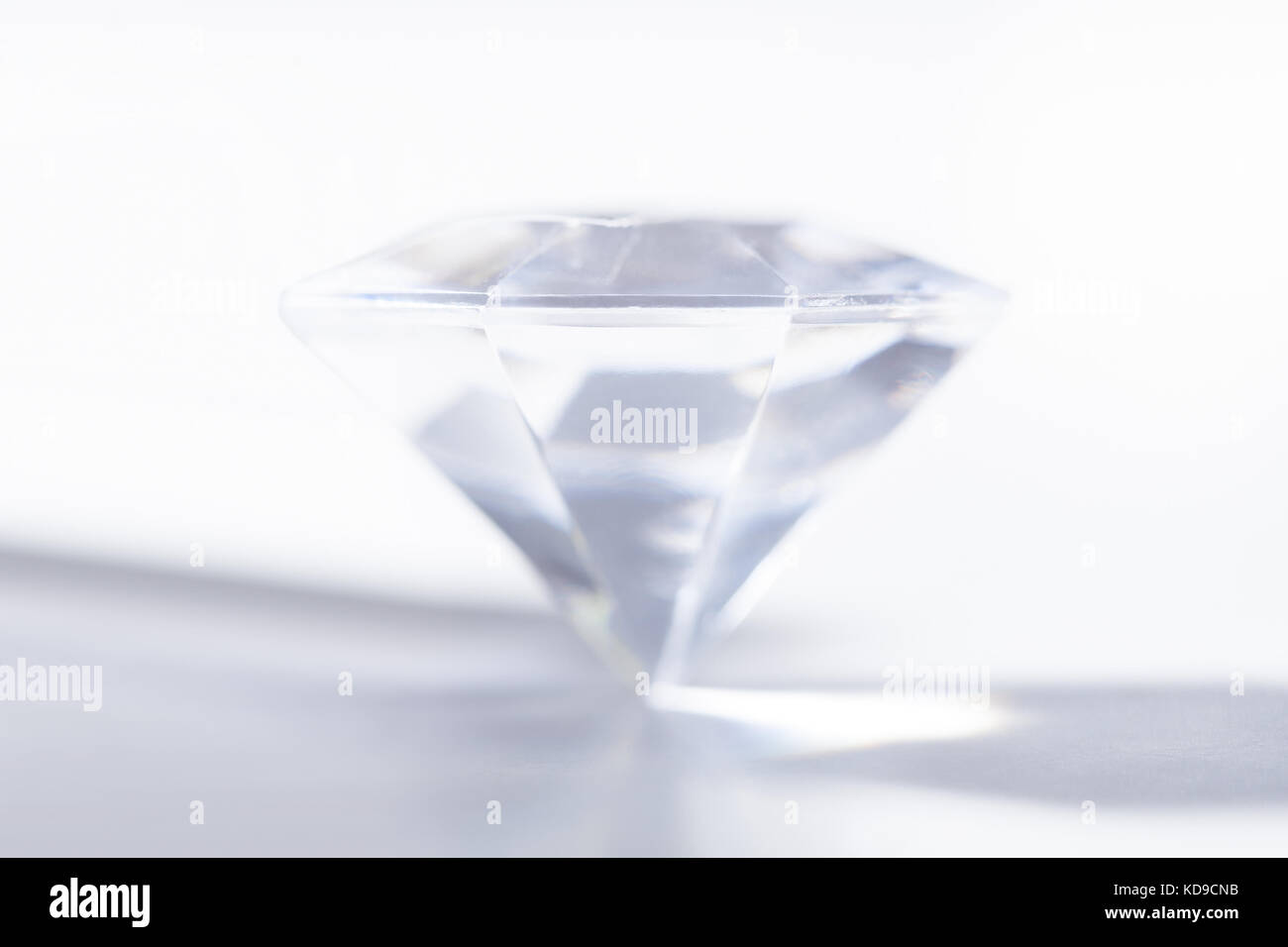Close-up Of A Precious Diamond Isolated On White Background Stock Photo ...