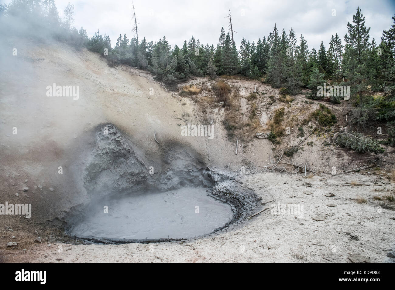 Sulphur caldron yellowstone hi-res stock photography and images - Alamy