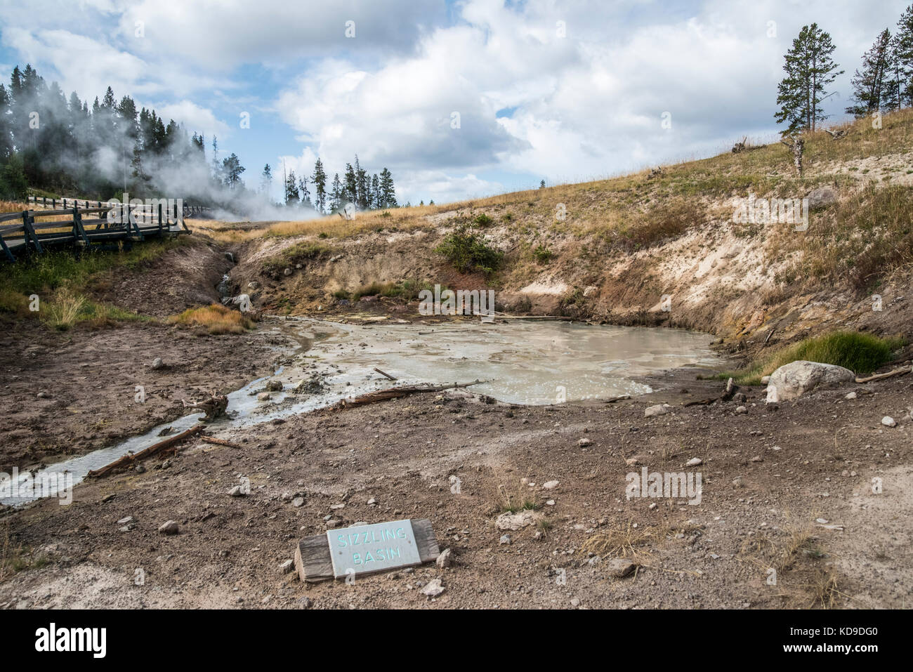Black mud pools hi-res stock photography and images - Alamy
