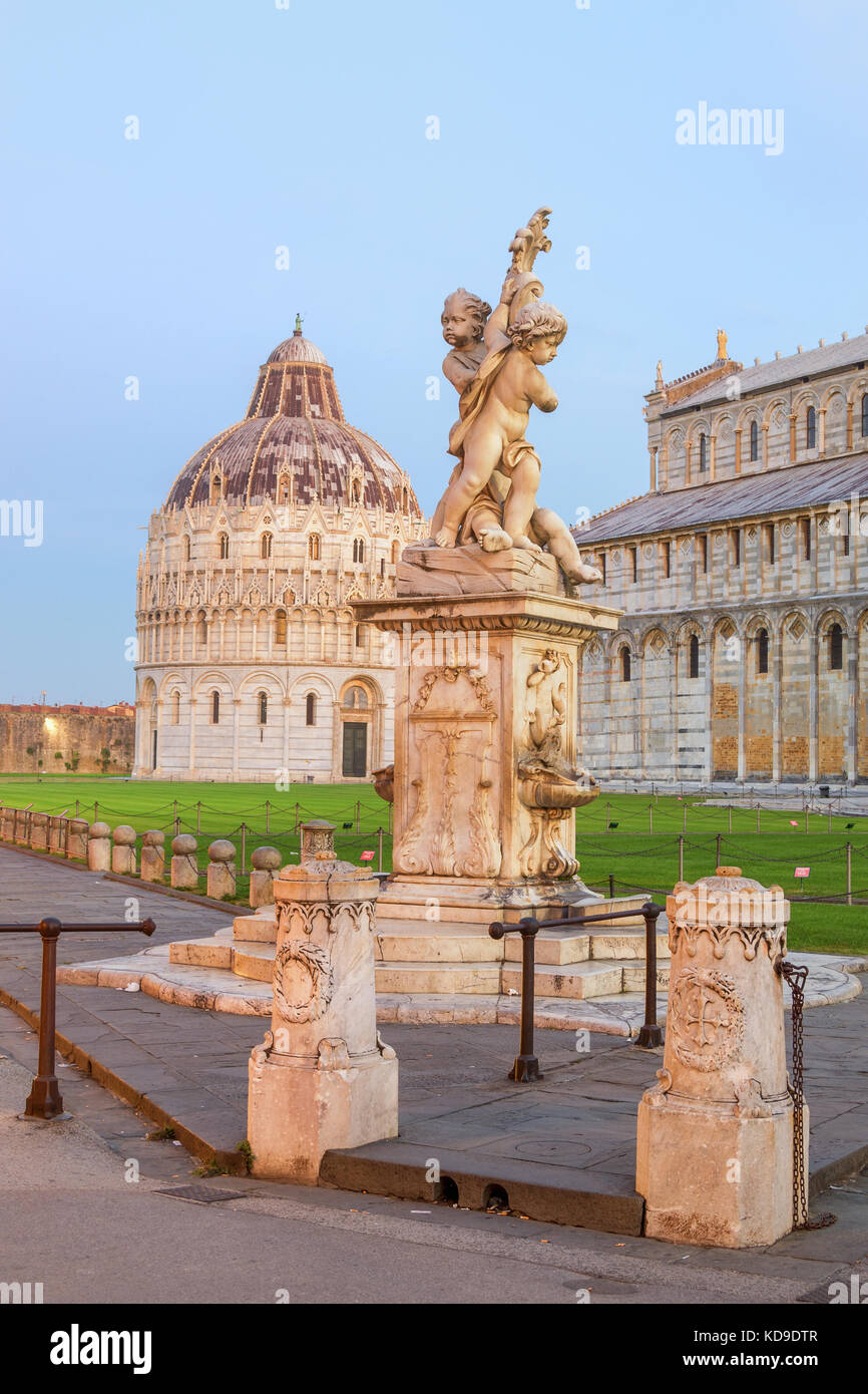 Putti Fountain - Pisa, Italy Stock Photo - Alamy