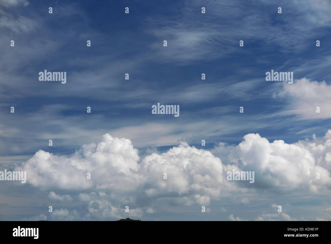 Beautiful cloud pattern on the sky Stock Photo - Alamy