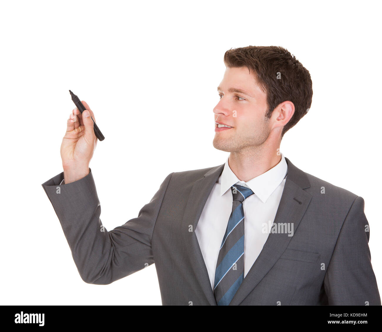 Drawing of person pointing up hi-res stock photography and images - Alamy