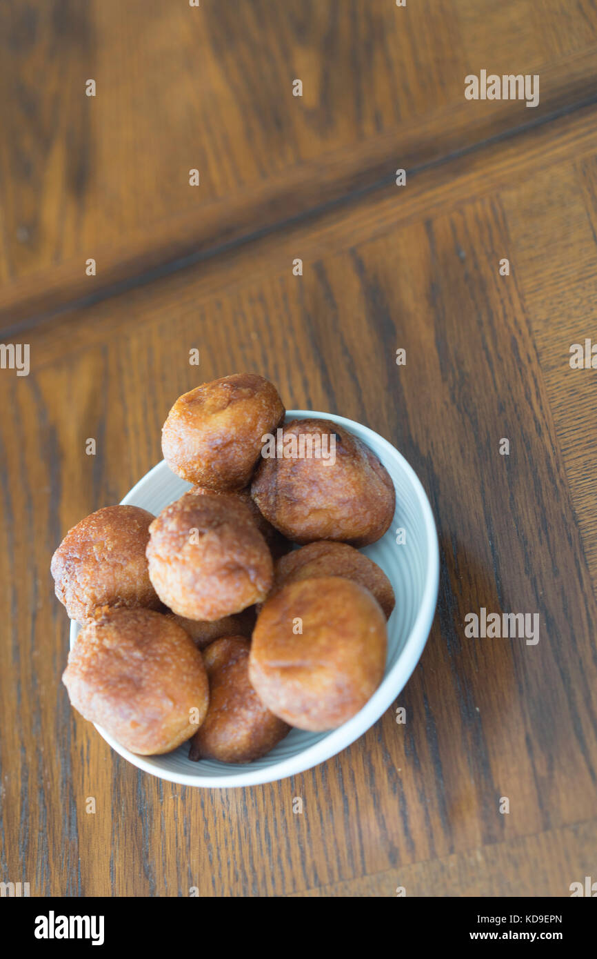 Nigerian Deep Fried Puff Puff - A popular Snack in Nigeria Stock Photo ...