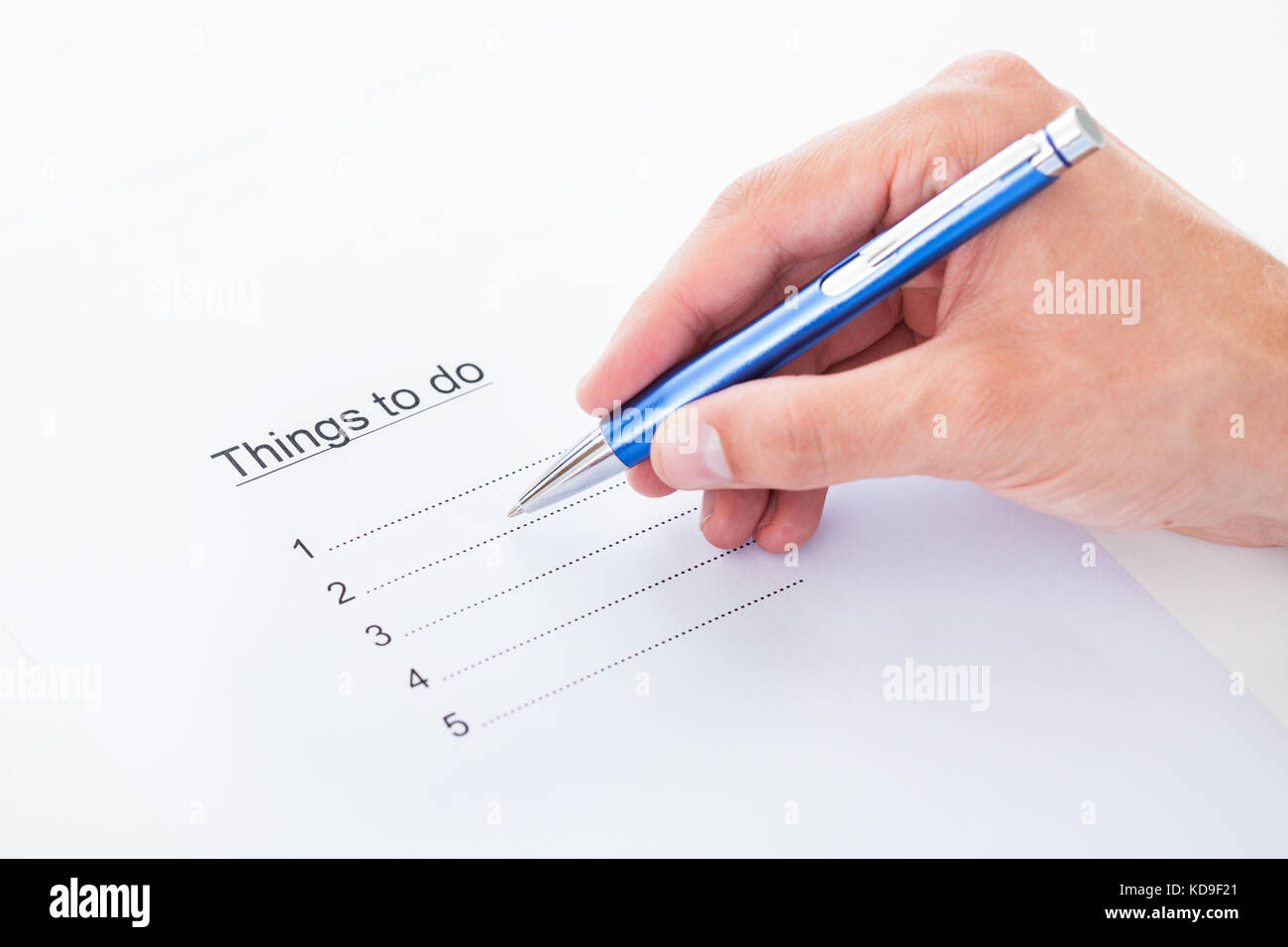 Check list things to do hi-res stock photography and images - Alamy