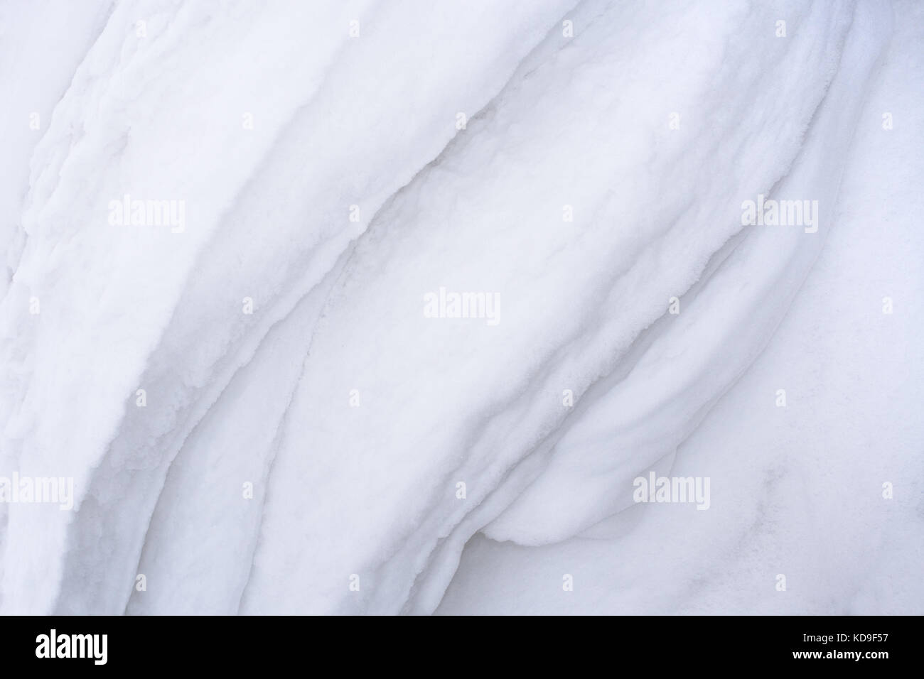 Natural texture. Winter background. Close-up texture of white layered ...