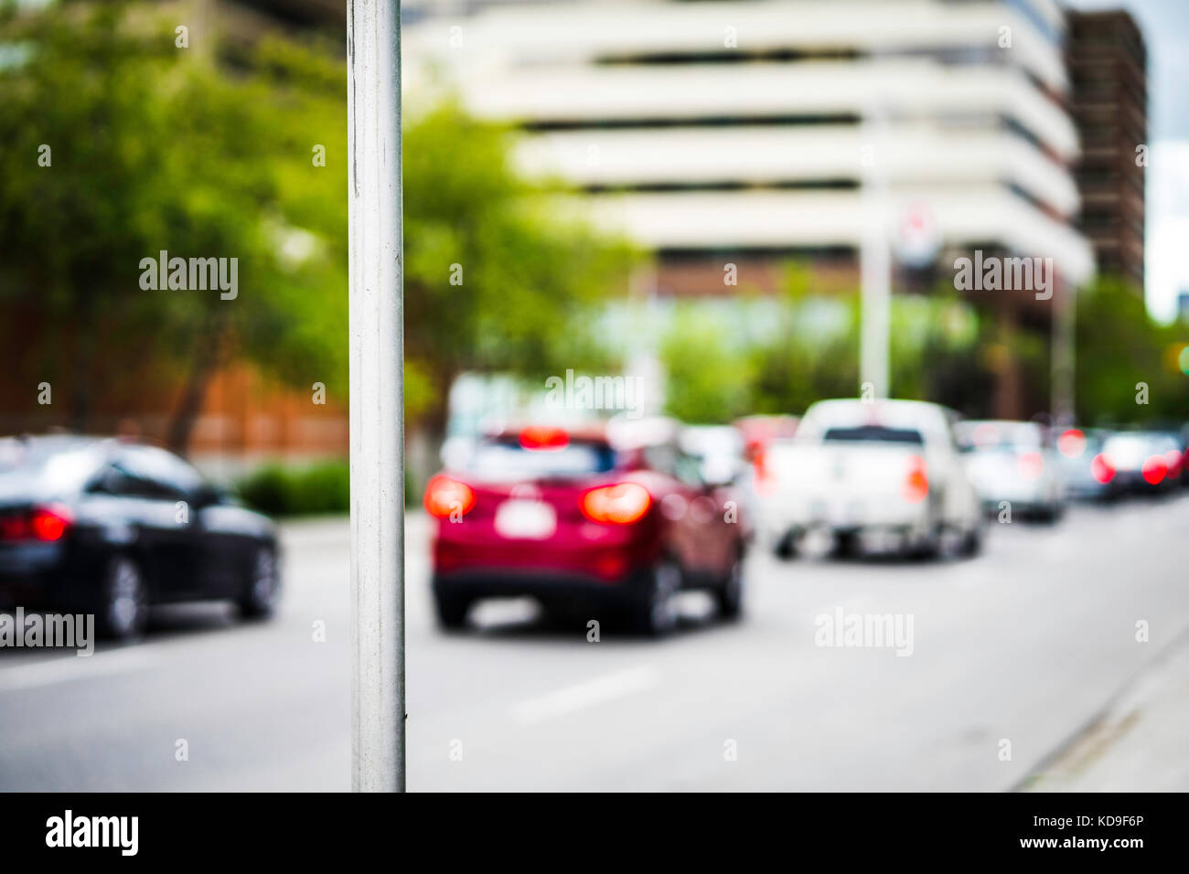 Cars on Street in Traffic Stock Photo - Alamy
