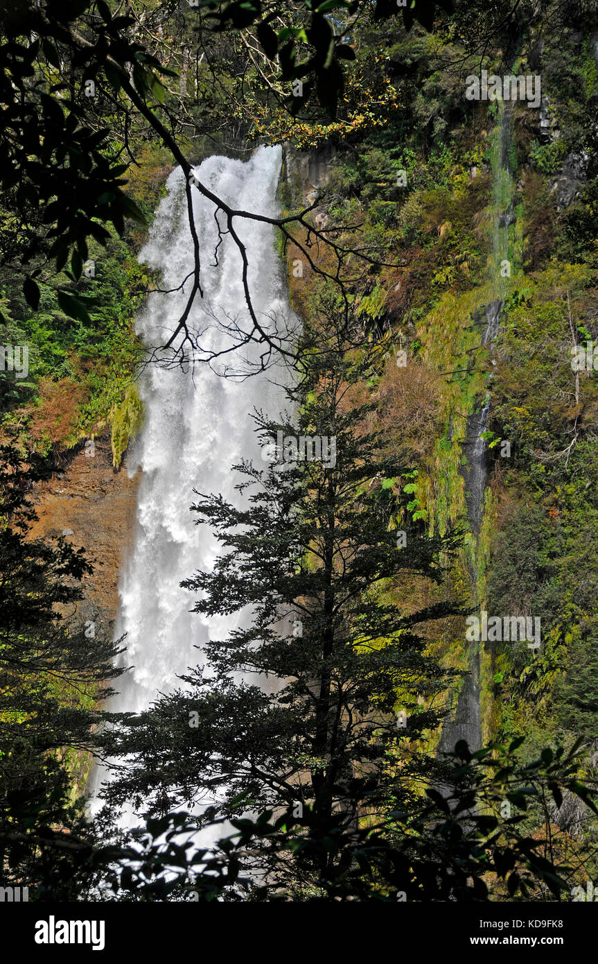 Pucon waterfall hi-res stock photography and images - Alamy