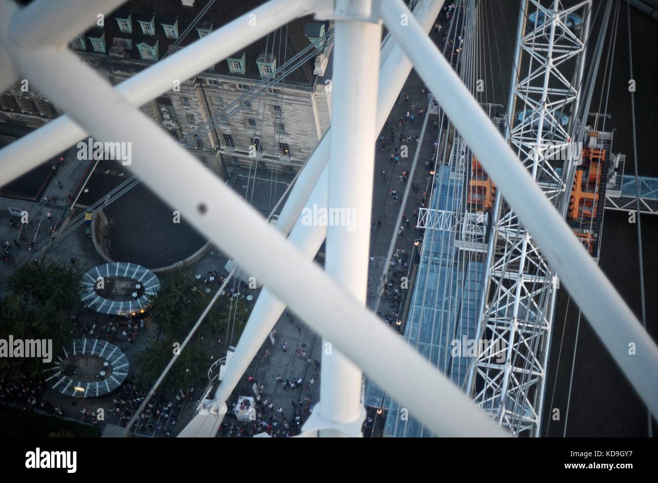 The London and and views from the London Eye Stock Photo - Alamy