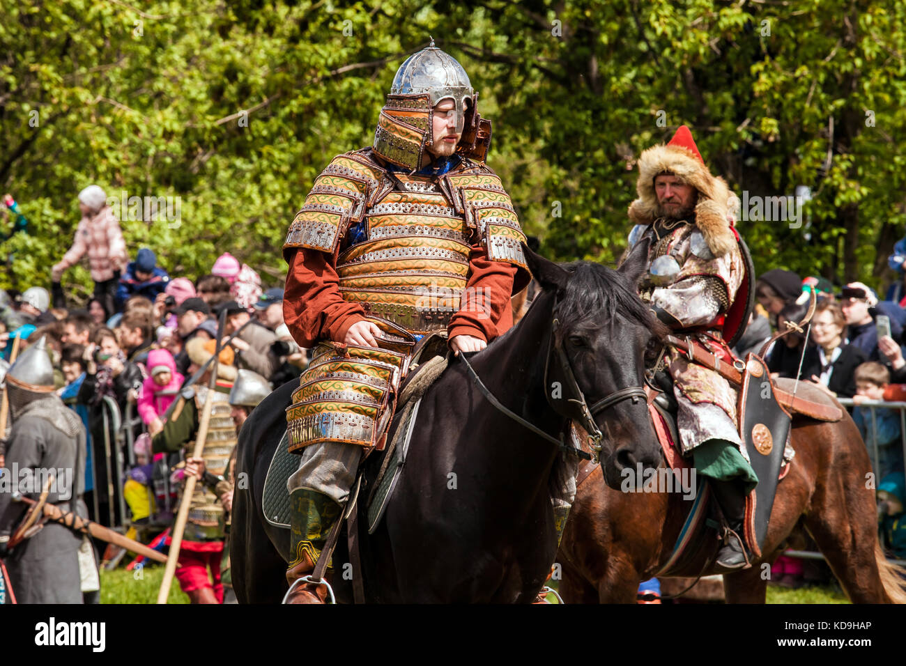 Moscow, Russia - June, 2017: History reenactment in Kolomenskoe in ...