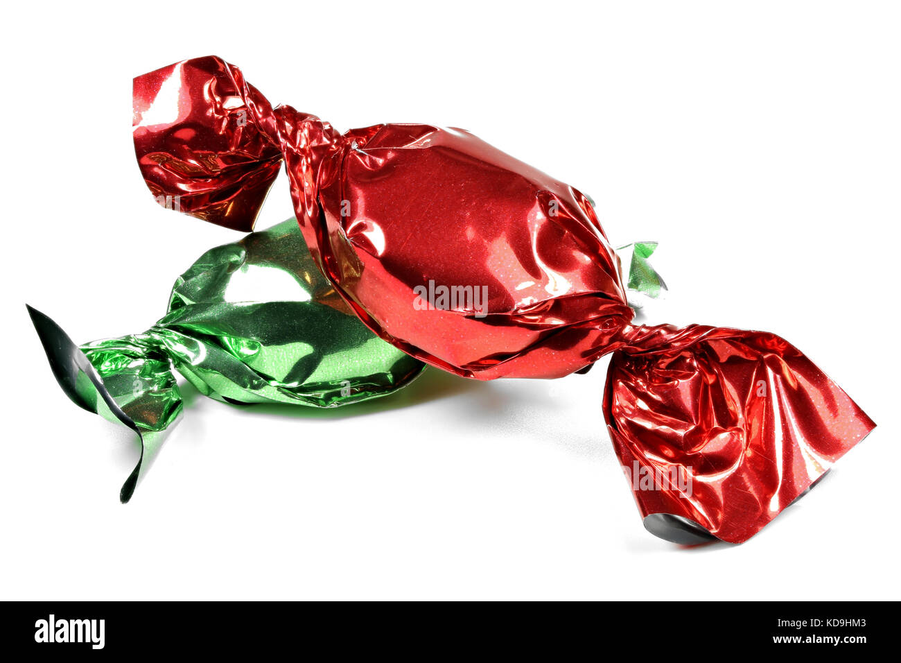 wrapped candies isolated on white background Stock Photo - Alamy