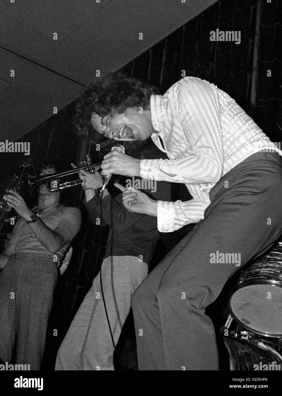 UK keyboard player and singer Zoot Money performing at the Anson Rooms ...